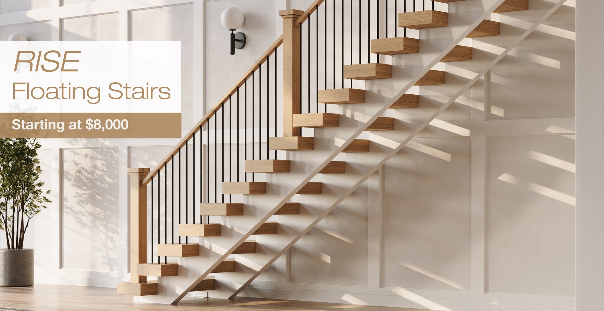 Rise Floating Stairs - StairSupplies™